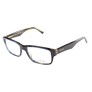 Prada PR16MV ZXH1O1 Eyeglasses Tortoise Denim 53mm