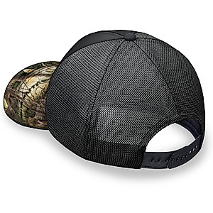 Fishouflage Thunder Bay Trucker Snapback Cap | Men's Outdoor Fishing Hat | Bass