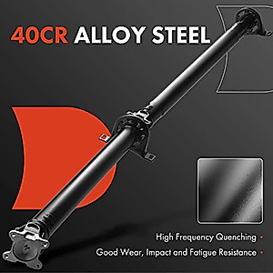 A-Premium Rear Complete Drive Shaft Prop Shaft Driveshaft Assembly Compatible with Dodge Freightliner Mercedes-Benz Sprinter 2500 3500, Replace# 68138114AA, 68056138AA