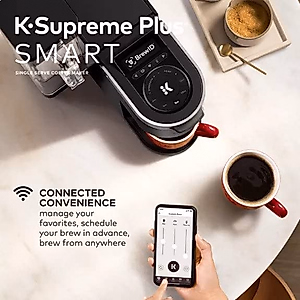 Keurig Supreme Plus Smart Single Serve K-Cup Pod Coffee Maker, 78 oz removable water reservoir, Stainless