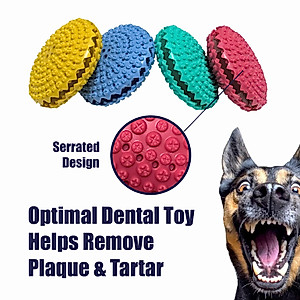 WSGP Interactive Dog Treat Dispensing Toy for IQ Training | Catch Fetch Toy with Bell Inside | Slow Feeder Toy for Cats and Small Dogs | Dental Chew Toy BPA Free for Pet Teeth Cleaning (Yellow)