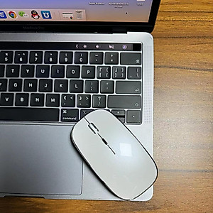 2.4G USB C Receiver Wireless Mouse for Computer Chromebook for Microsoft Laptop Mac DELL HP iMac MacBook Pro Air Win7 8 10 11