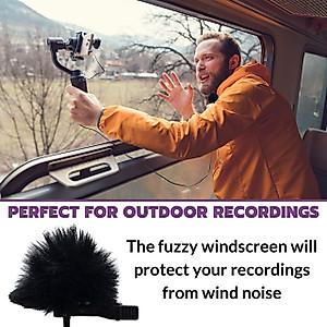 Purple Panda Smartphone Lavalier Lapel Microphone with 3.5mm Plug - Omnidirectional Condenser Clip On Lav Mic Kit - Compatible with iPhone, Android, Samsung, iPad, Tablets - Skype/Zoom, Video Calls