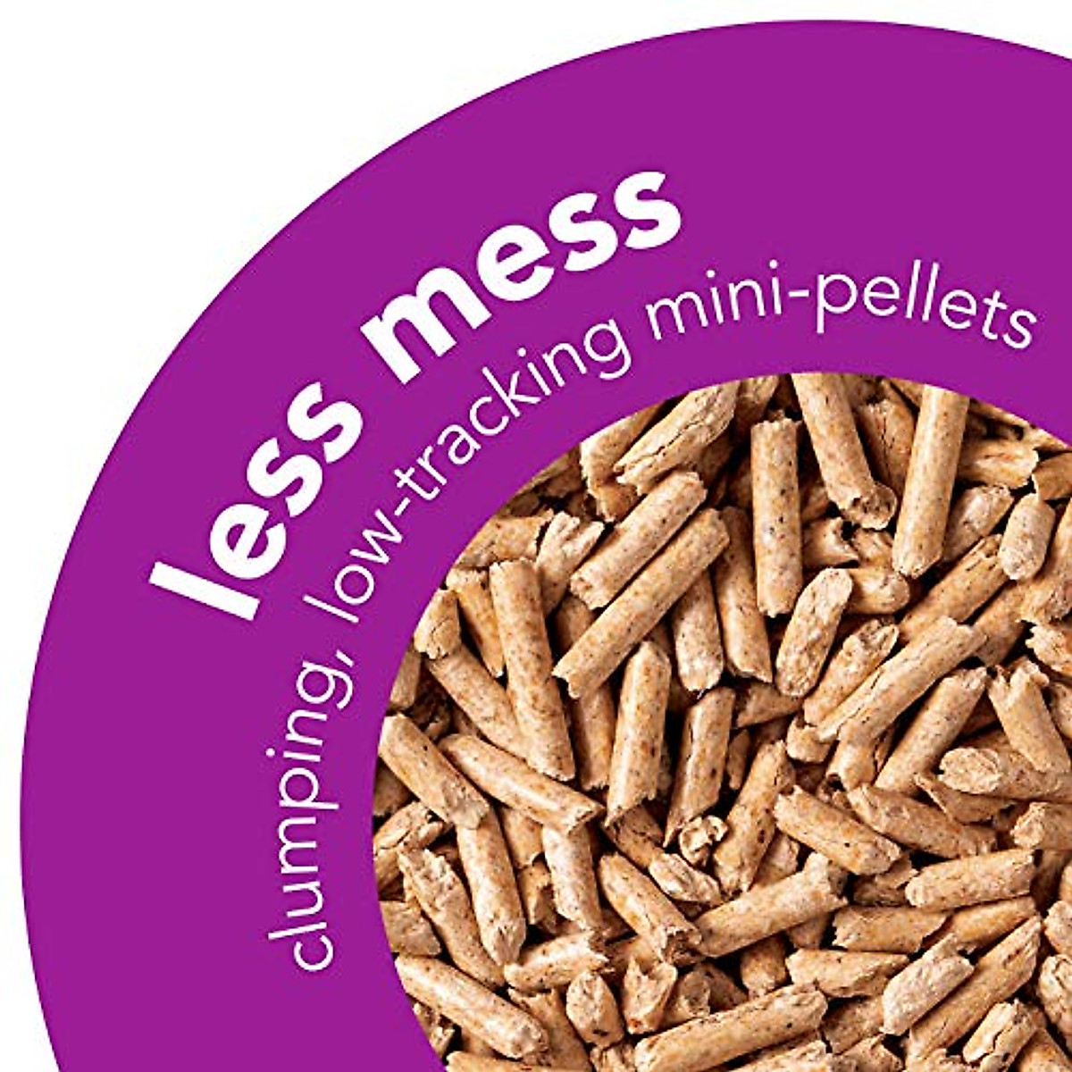 ökocat Less Mess Natural Wood Clumping Cat Litter Mini-Pellets, Great for Long-Hair Breeds, Medium, 14.8 lbs.