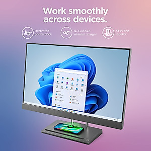 Lenovo IdeaCentre AIO 5i - 2022 - All-in-One Desktop - 27" QHD Touch Display - 5MP + IR Camera - Windows 11 Home - 8GB Memory - 256 GB Storage - Intel Core i7-12700H - Mouse & Keyboard Included