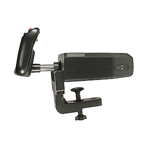 Logitech G PRO Flight Yoke System, Professional Simulation Yoke and Throttle Quadrant, 3 Modes, 75 Programmable Controls, Configurable Throttle Knobs, Steel Shaft, USB, PC - Black (Renewed)