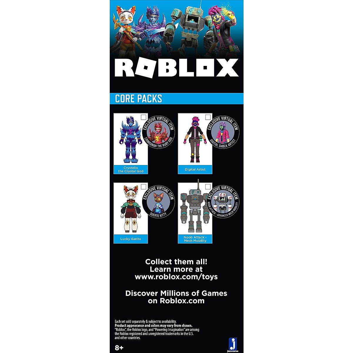 Roblox Imagination Collection - Digital Artist Figure Pack [Includes Exclusive Virtual Item]