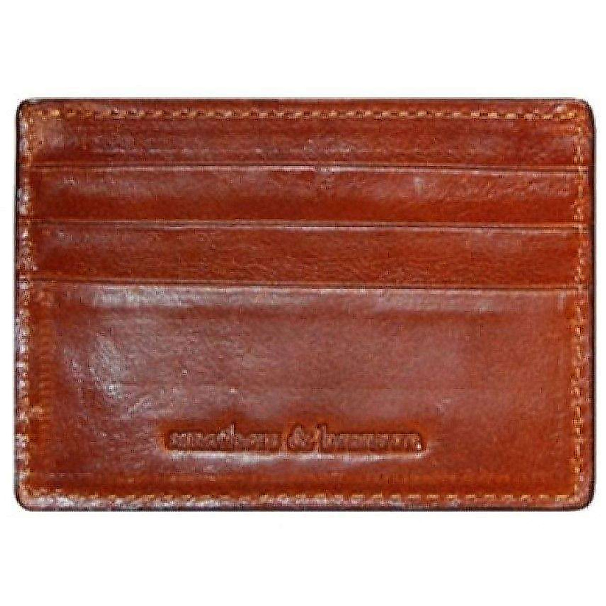 American Flag Needlepoint Credit Card Wallet in Navy by Smathers & Branson