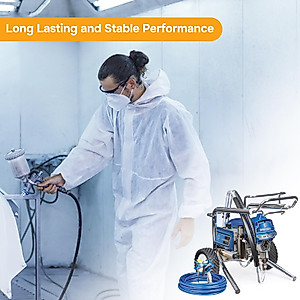 LINZUZA Airless Paint Sprayer Stainless Steel Suction Hose Tube and Reflux Line Sets Compatible with Graco 390 395 490 495 595, Tongshan T300 500 Spraying Machine Paint Accessories/Line Paint