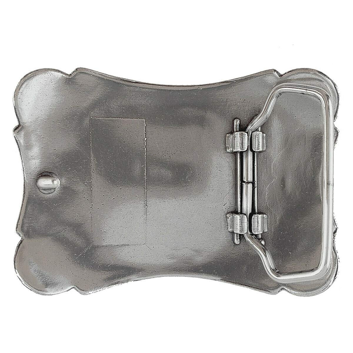 HA0038-BS036-W Cowtown Western Tooled Full Grain Genuine Leather Belt 1 1/2"(38mm) Wide (Black, 34)