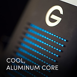 SanDisk Professional 500GB G-DRIVE PRO SSD - Ultra-Rugged Portable External NVMe Solid State Drive, Up to 2800MB/s, Thunderbolt 3 (40Gbps) - SDPS51F-500G-GBANB