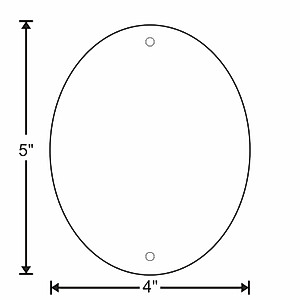 SmartSign Designer No Soliciting Sign for House - No Estimates, Salesmen, Thank You Sign for Door, Solid Aluminum, Adhesive Back, 4"x5" Small