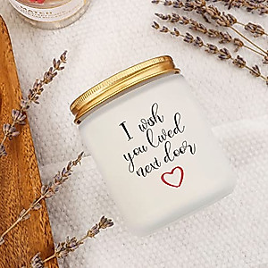 Lavender Scented Candle - Best Friend Gift for Women, Birthday Gifts for Best Friend, Mom, Girlfriend, Bestie, BFF, Daughter, Coworker, Colleague