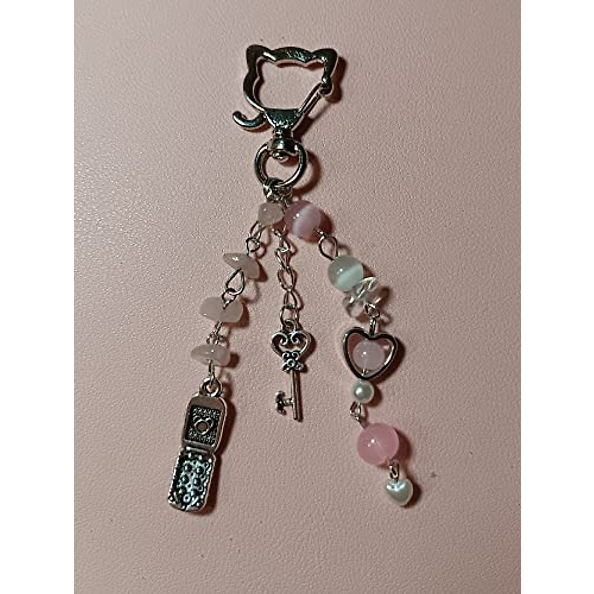 Cute Keychain Y2k Keychain Accessories Teen Girls Trendy Stuff Preppy Things Y2k Accessories (E-Blue,Small)