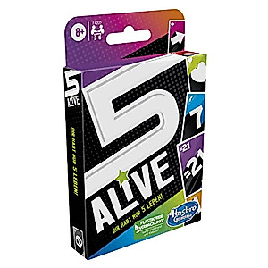Hasbro Disney Frozen Five Alive Card Game, Quick Game for Kids and Families, Easy to Learn Family Game from 8 Years, 5 Alive Card Game for 2-6 Players