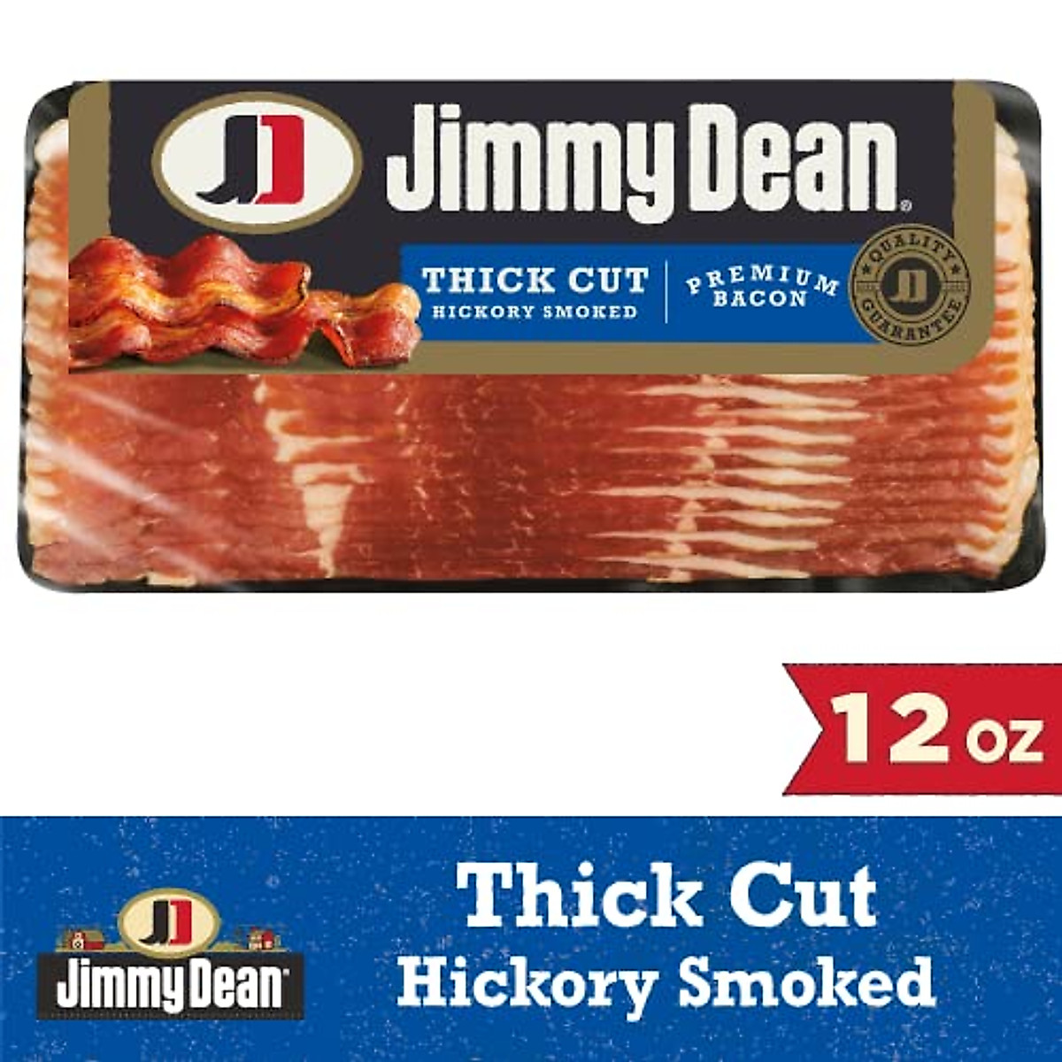 Jimmy Dean Premium Thick Sliced Bacon, 12 oz.