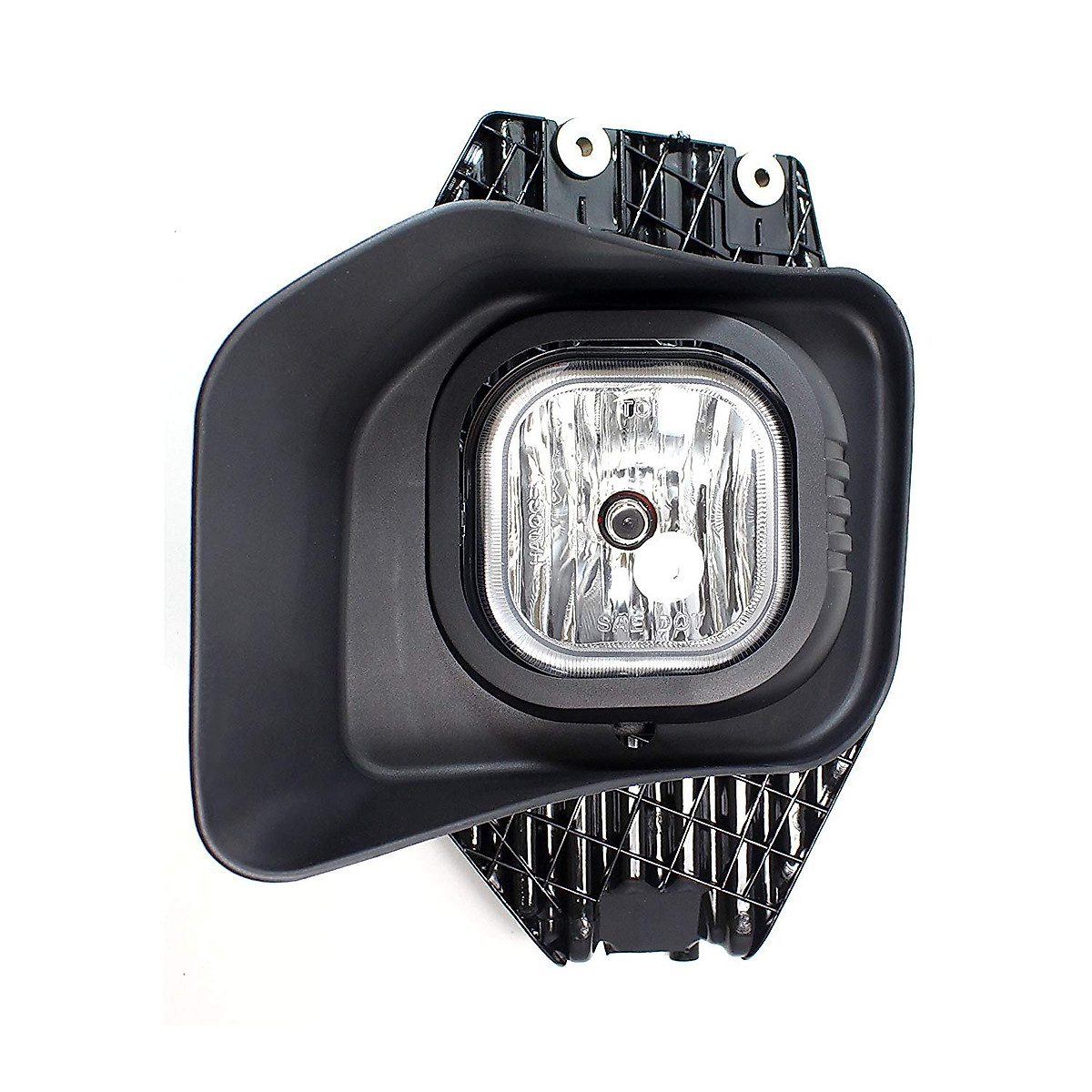 iJDMTOY Complete Set Fog Lights Foglamp Kit with Halogen Bulbs, Wiring On/Off Switch and Garnish Bezel Covers Compatible with 2011-2016 Ford F-250 F-350 F-450 Super Duty