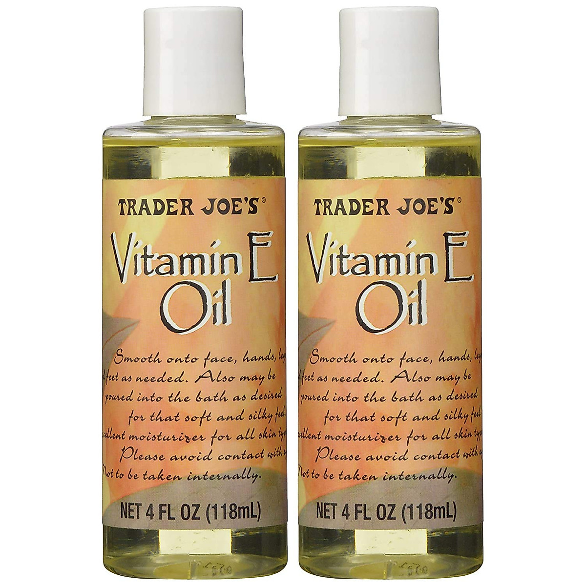 Pack of 2 Trader Joe's Vitamin Oil E 4oz each
