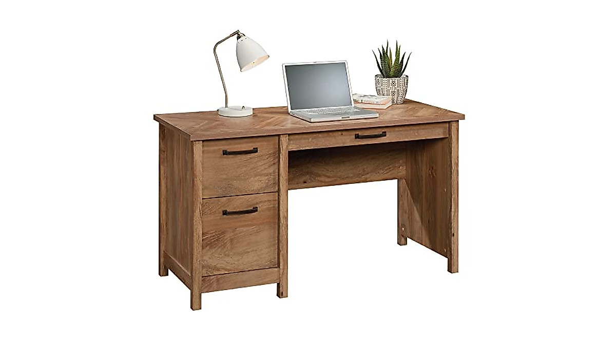 Sauder Cannery Bridge 53"W Computer Desk in Sindoori Mango