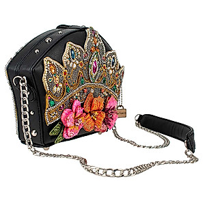 Mary Frances womens Princess Crossbody Crown Handbag Shoulder Bag, Multi, One Size US
