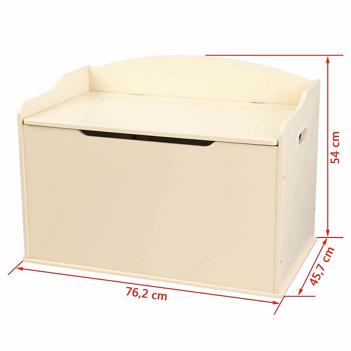 KidKraft Austin Toy Box, Vanilla