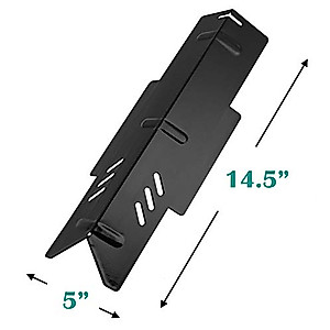 EasiBBQ Heat Plates Replacement for Dyna-Glo BBQ Grill Models DGF350CSP, DGF350CSP-D, Porcelain Enameled Grill Heat Shield Tent Flame Tamer.