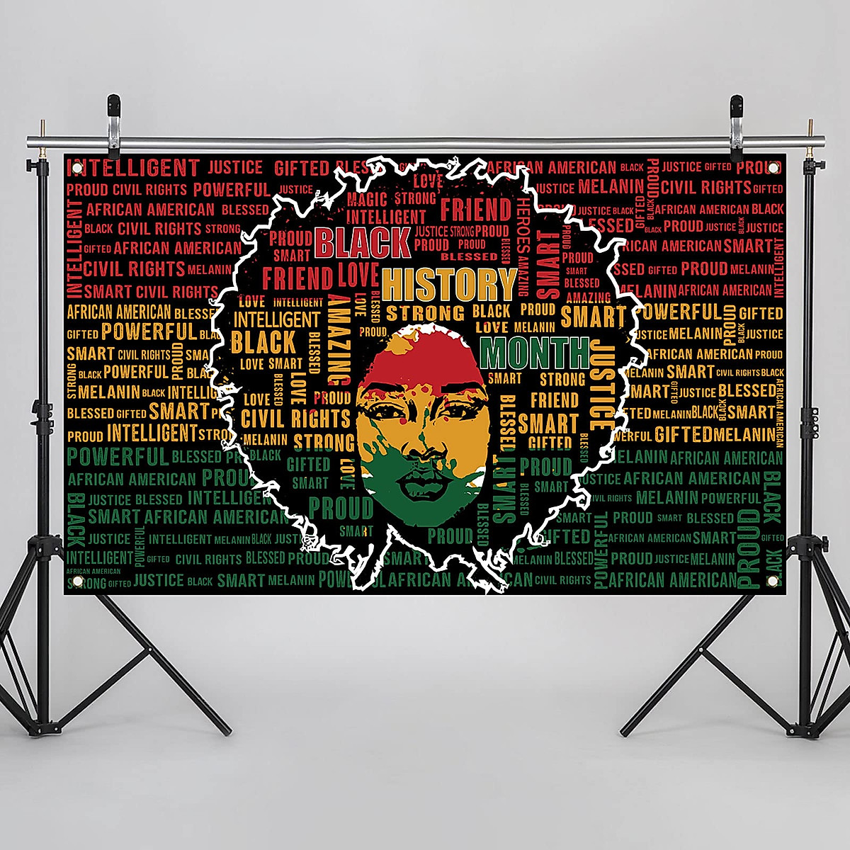 Black History Month Backdrop for Photography Black History Month Banner Pan African American Black History Month Decorations and Supplies for Party