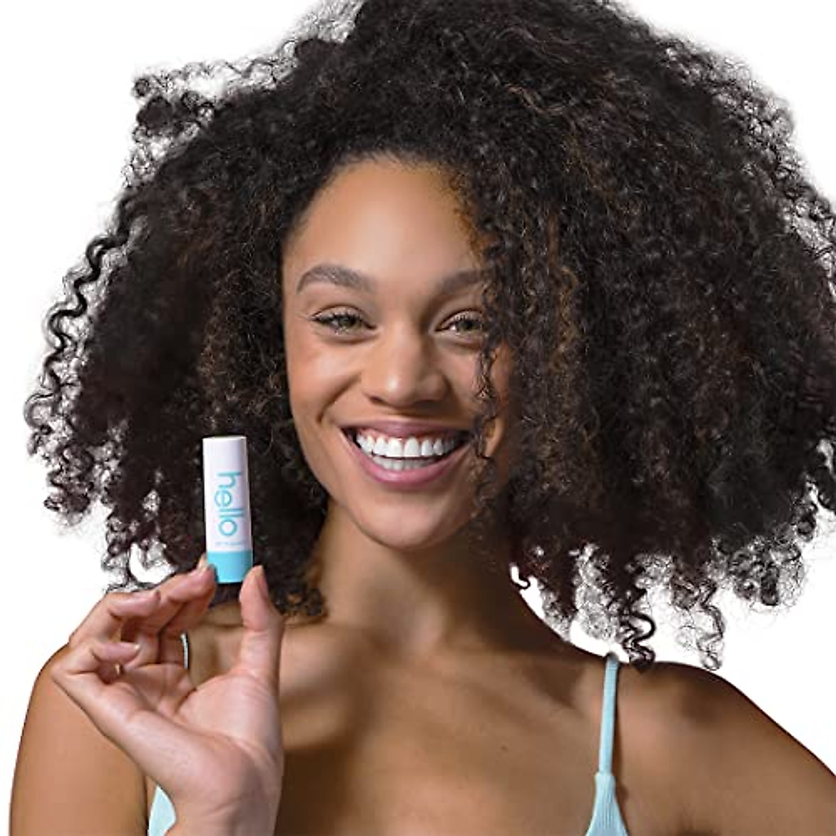 Hello Moisturizing Vegan Lip Balm SPF 15, Sweet Mint, Beeswax Free, Petrolatum Free, and Parabens Free, 0.15 Ounce (Pack of 3)