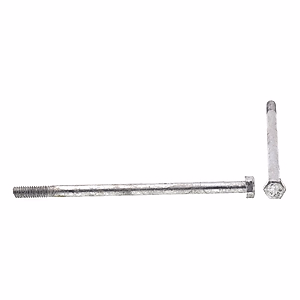 Prime-Line 9059441 Hex Bolts, 5/16 In.-18 X 6 In., A307 Grade A Hot Dip Galvanized Steel (10 Pack)