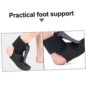 minkissy 2 pcs foot drop orthotics adjustable ankle brace drop foot support brace drop foot support orthotics night splint orthotics for plantar fasciitis tool stand Foot Orthosis soft sock