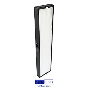 PUREBURG 182550 Replacement Filter Compatible with Bionair BAP536UV-U Air Purifier, 2-Pack H13 HEPA Air Clean Dust