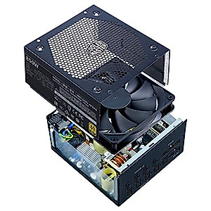 Cooler Master V850 Gold V2 Full Modular,850W, 80+ Gold Efficiency, Semi-fanless Operation, 16AWG PCIe high-Efficiency Cables
