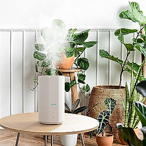 Livatro 4L Top Fill Humidifiers for Bedroom Large Room Nursery, Cool Mist Humidifier With Ultrasonic Quiet, Auto Shut-off and Easy to Clean, Last up to 40 Hours, White