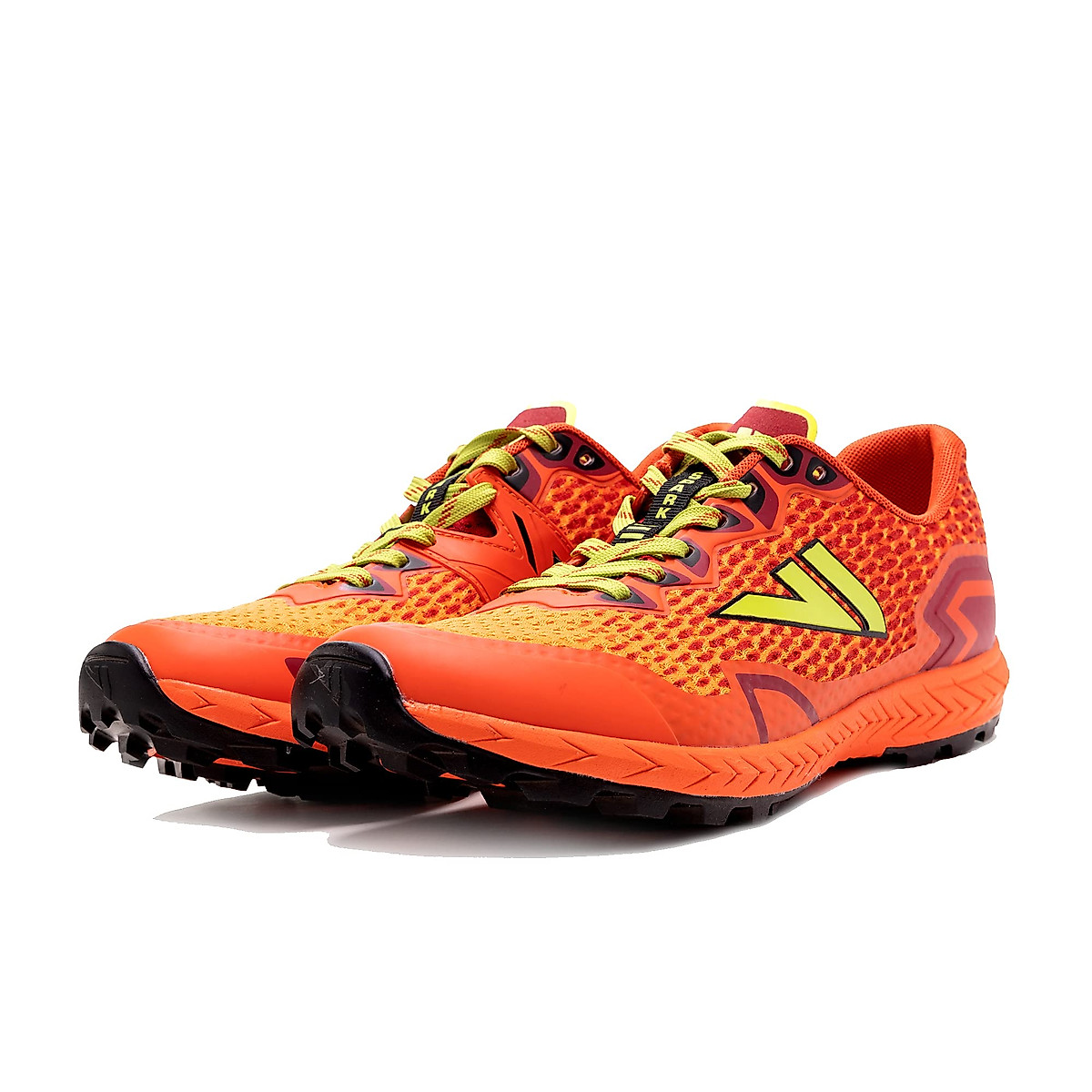 VJ Spark Lightweight, Quick Attack OCR & Trail Running Shoes - M 9.5 / W 11 Orange