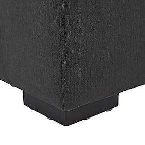 Amazon Brand - Stone & Beam Lauren Down-Filled Oversized Living Room Accent Armchair, 46"W Chair, Pepper