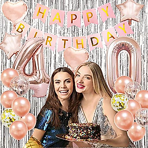 40th Birthday Decorations For Women 40th Birthday Balloons 40th Birthday Party Decorations