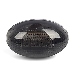 Partsam Replacement For Ford F350 F450 F550 1999-2010 LED Side Fender Marker Light Smoked Full Kit Dually Bed Fender Side Mount Light Clearance Compatible with Ford Super Duty Aftermarket Front Rear