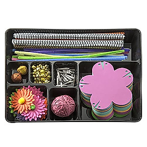 Officemate OIC, Achieva 30% Post Consumer Plastic Recycled Deep Drawer Tray, 15-1/8 X 11-1/2 X 2-1/4 in, Black