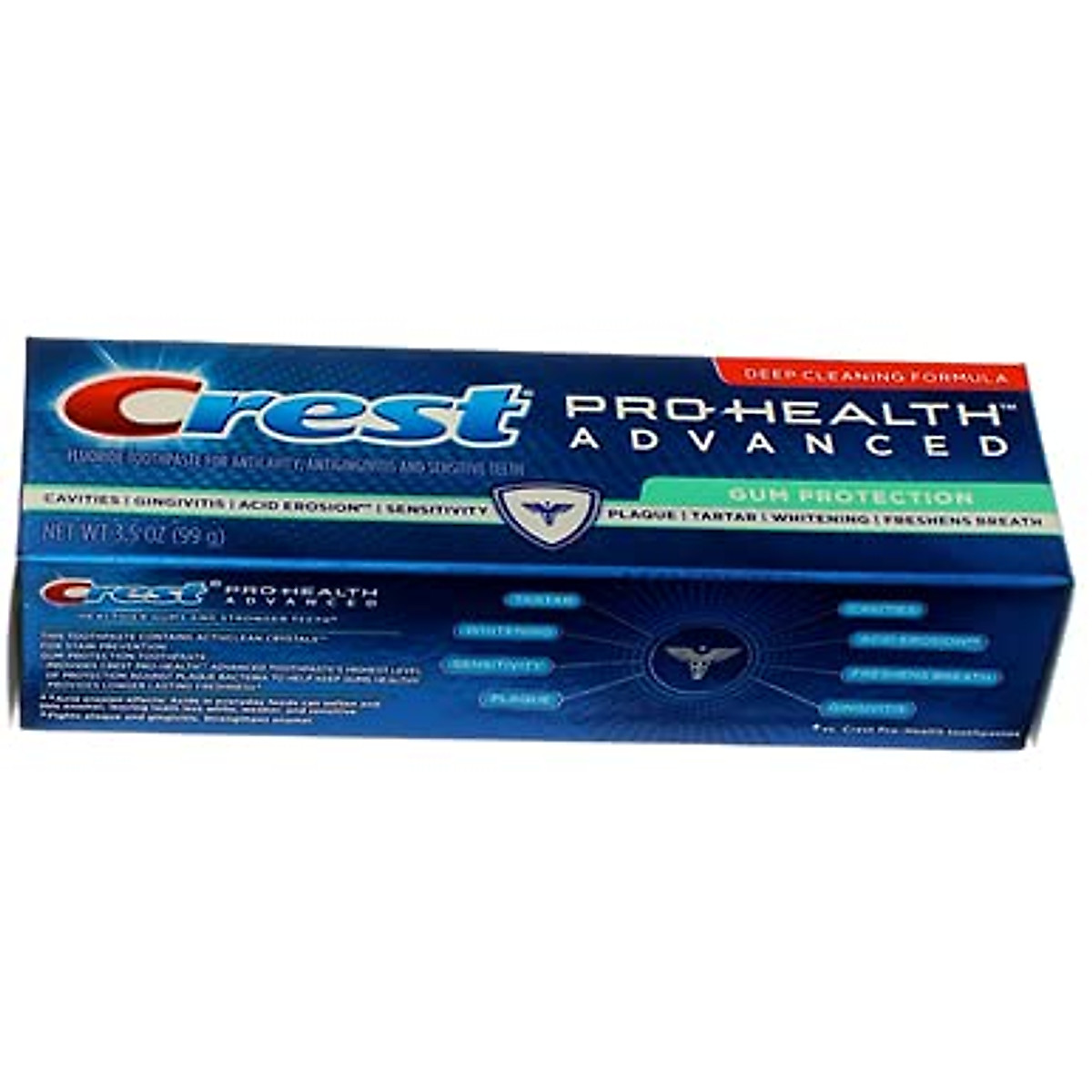 Crest Pro-Health Advanced Toothpaste, Gum Protection 3.5 oz (Pack of 2)