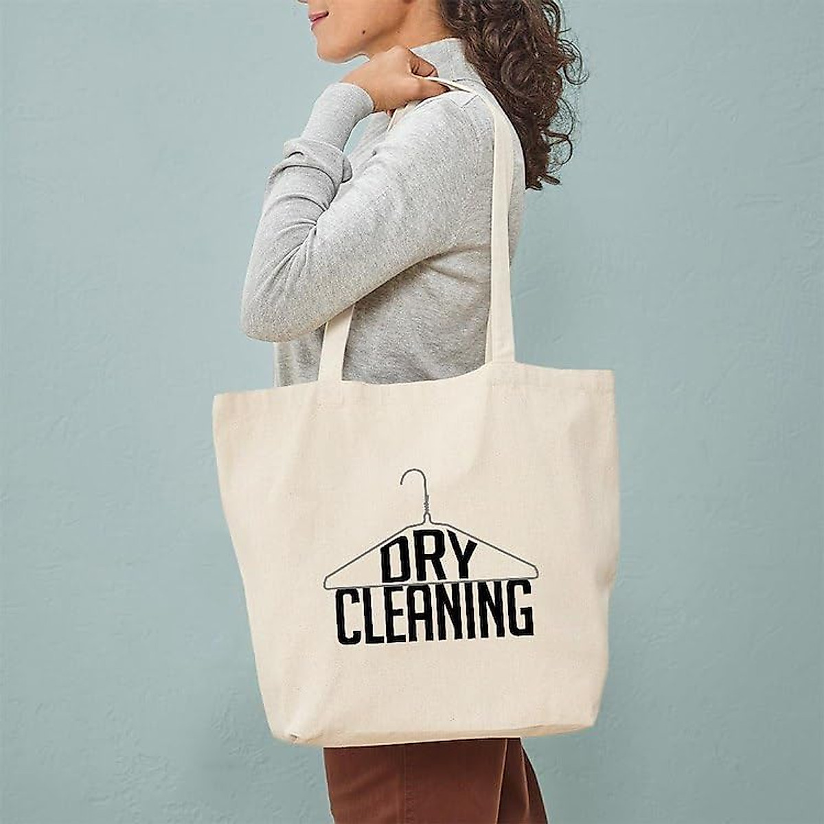 CafePress Dry Cleaning Tote Bag Canvas Tote Shopping Bag