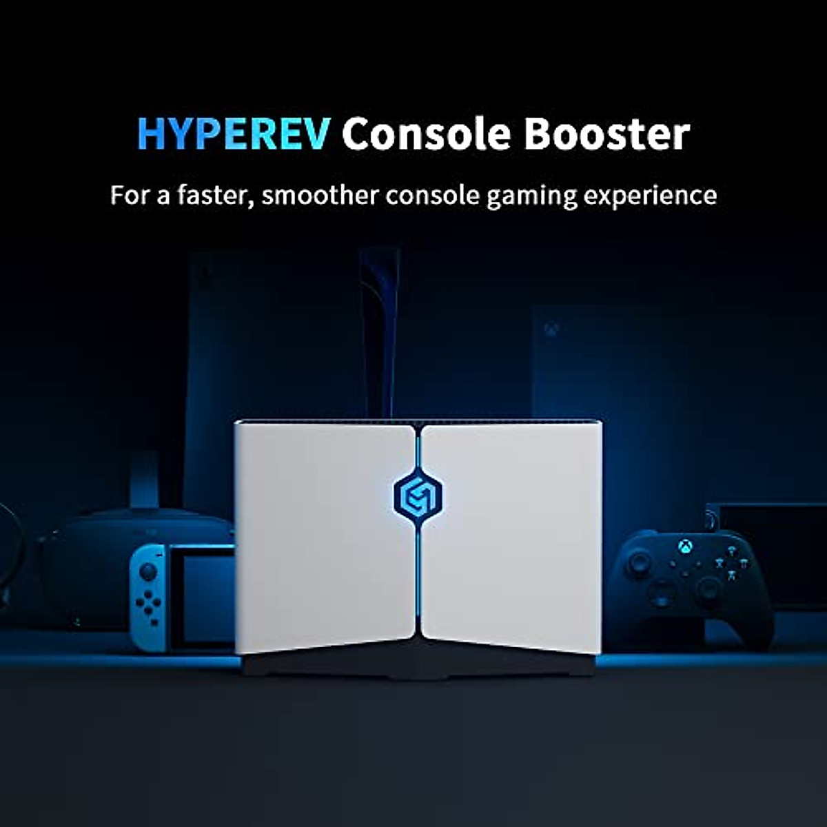 HYPEREV Router for Console, Gaming Booster, Smart Gaming Router for PS5/PS4/Xbox Series X|S/Xbox One/Nintendo Switch/Steam Deck/Oculus Quest 2/Pico 4 PRO/Pico Neo3