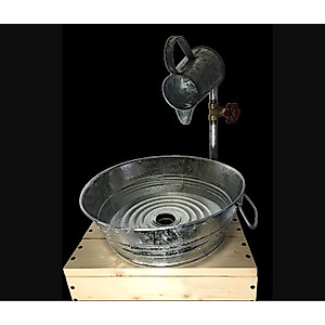 Galvanized Wash-Pan Sink (Small Round)