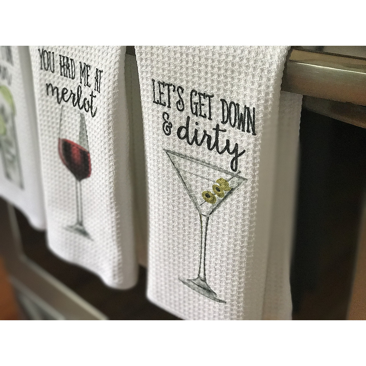Funny Alcohol Kitchen Towel Gift Beer Lover Whiskey Shot