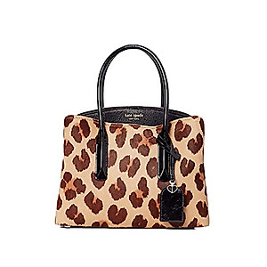 Kate Spade New York Margaux Haircalf Medium Satchel $358 (Natural Multi)