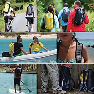 OverBoard Waterproof Classic Backpack, Black, 20-Liter