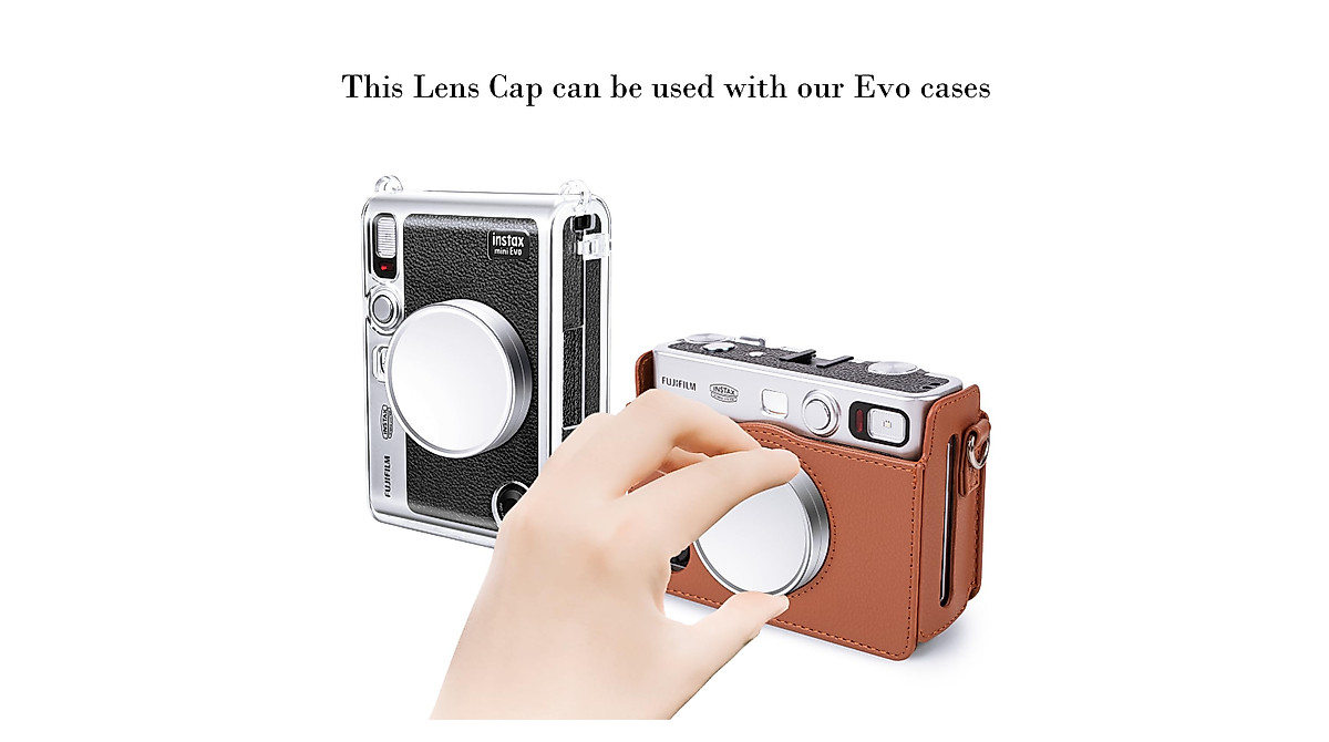 Rieibi Lens Cap for Fujifilm Instax Mini Evo - Anti-Scratches Protection