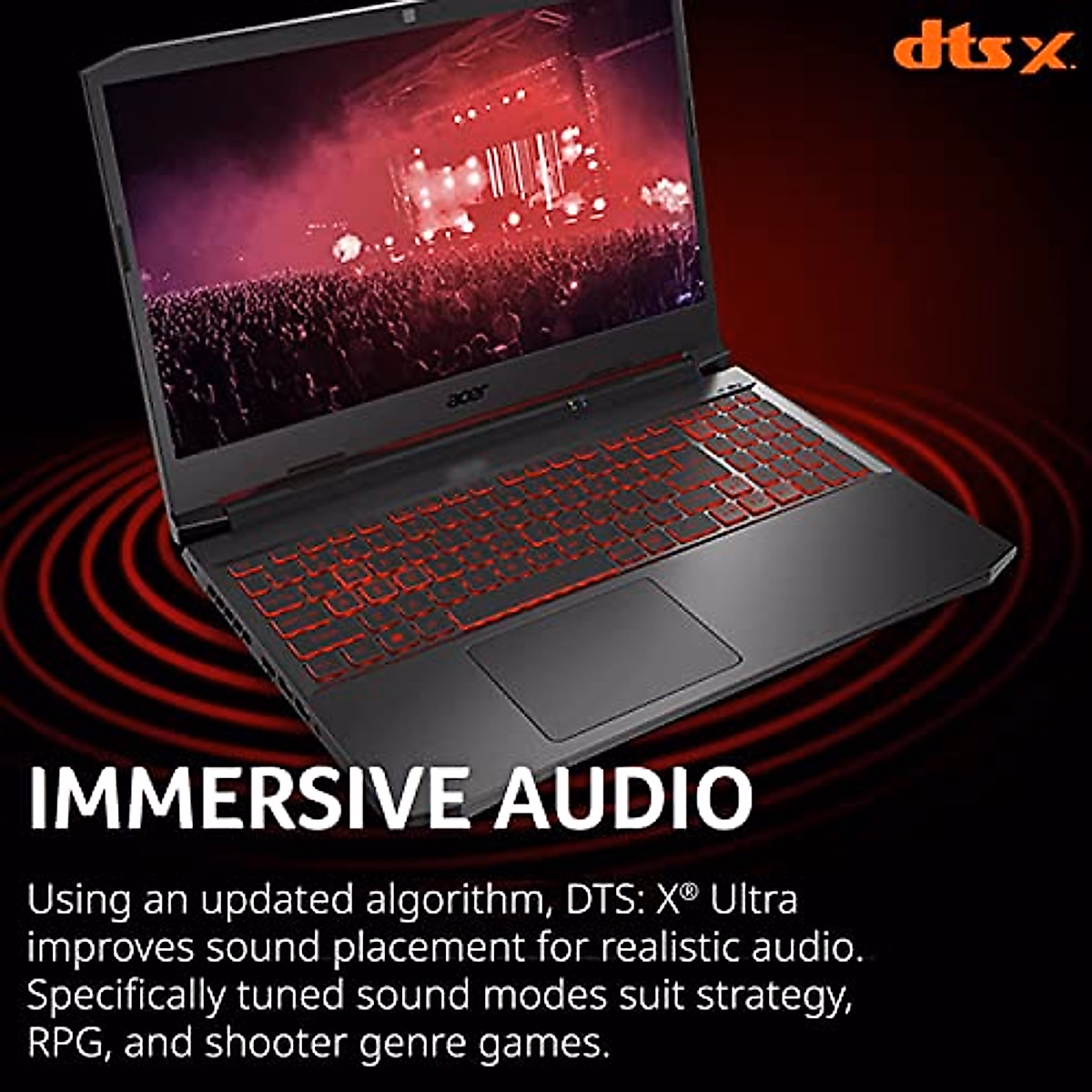 Acer Newest Nitro 5 Flagship Gaming Laptop: 15.6" FHD 144Hz IPS Display, Intel Gaming 8-Core i7-11800H, 64GB RAM, 4TB SSD, GeForce RTX 3050Ti, WiFi-6, Backlit-KYB, DTSX Audio, Cool Tech, Win11, TF