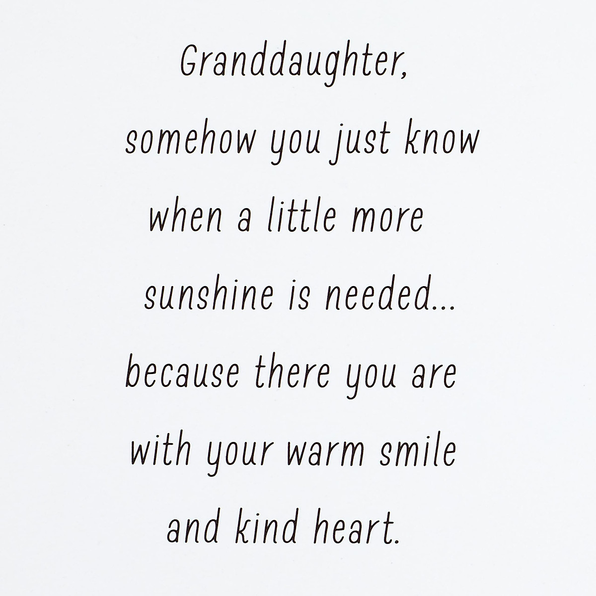 Hallmark Birthday Card for Granddaughter (Removable Heart Ornament)