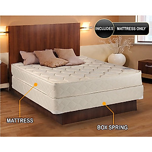 DS Solutions USA Comfort Classic Gentle Firm Full XL (54"x80"x9") Mattress Only - Fully Assembled, Orthopedic, Good for Your Back, Long Lasting and 2 Sided