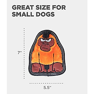 Outward Hound Tough Seamz Gorilla Plush Dog Toy, Small